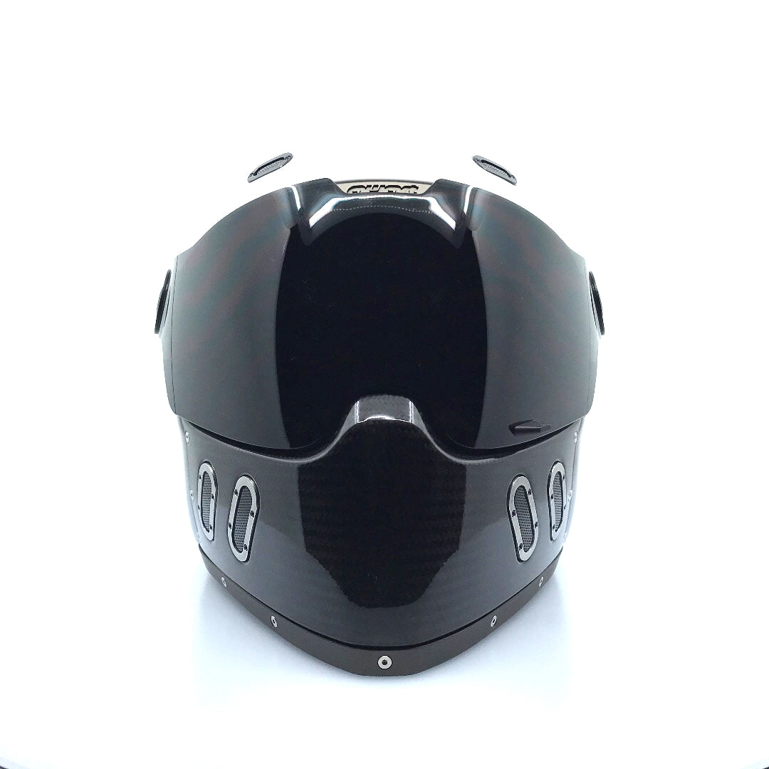 Qwart - Phoenix Custom White Glossy Carbon Mask – ANGRY LANE